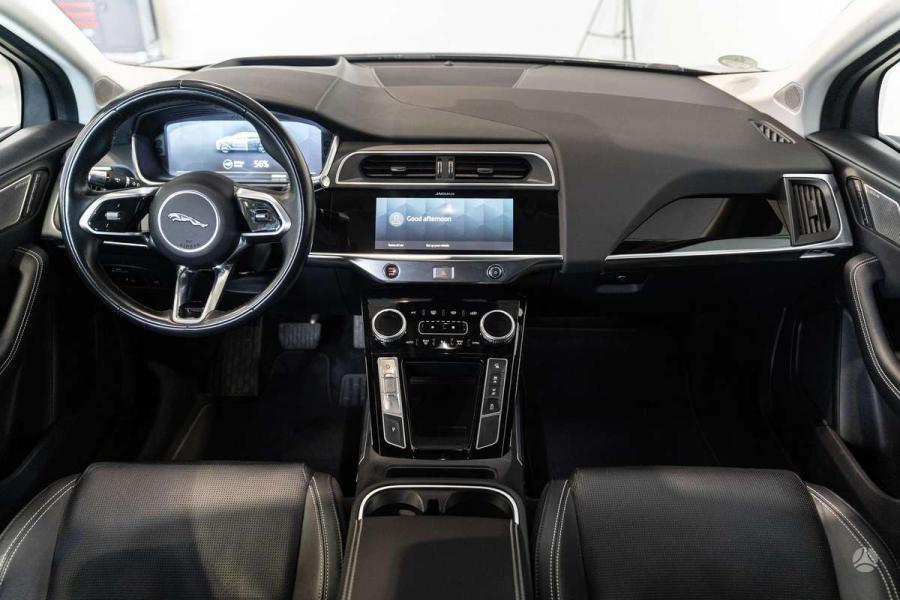 Grey Jaguar I-Pace 2021 in Vilnius, with an engine capacity of 0.00 L and mileage of 47 thousand km for 26900 €, photo 19 on AUTOMOTO.COM.LV
