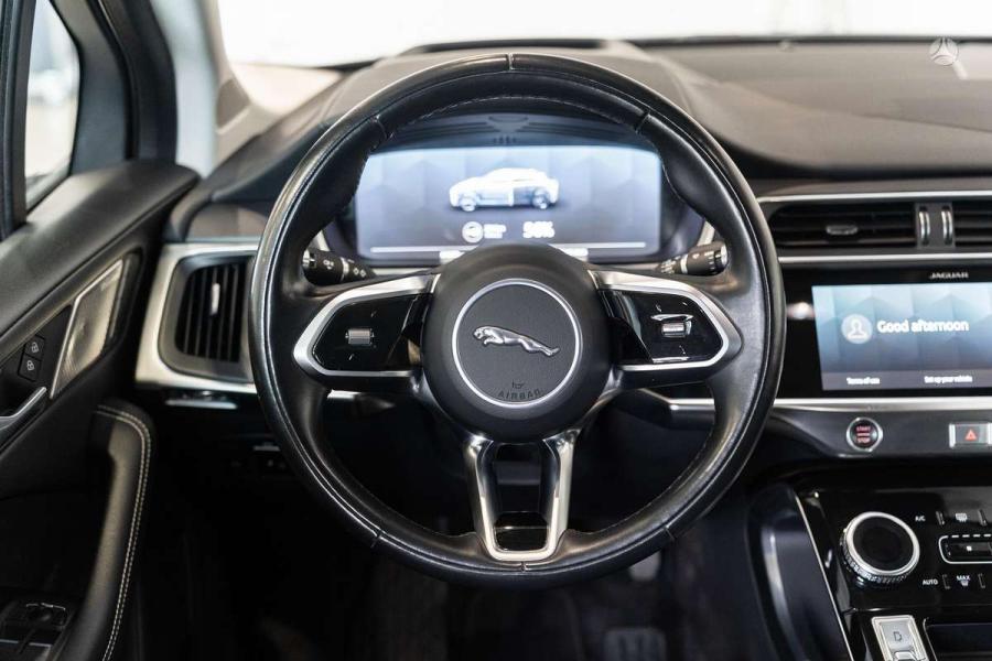 Grey Jaguar I-Pace 2021 in Vilnius, with an engine capacity of 0.00 L and mileage of 47 thousand km for 26900 €, photo 20 on AUTOMOTO.COM.LV