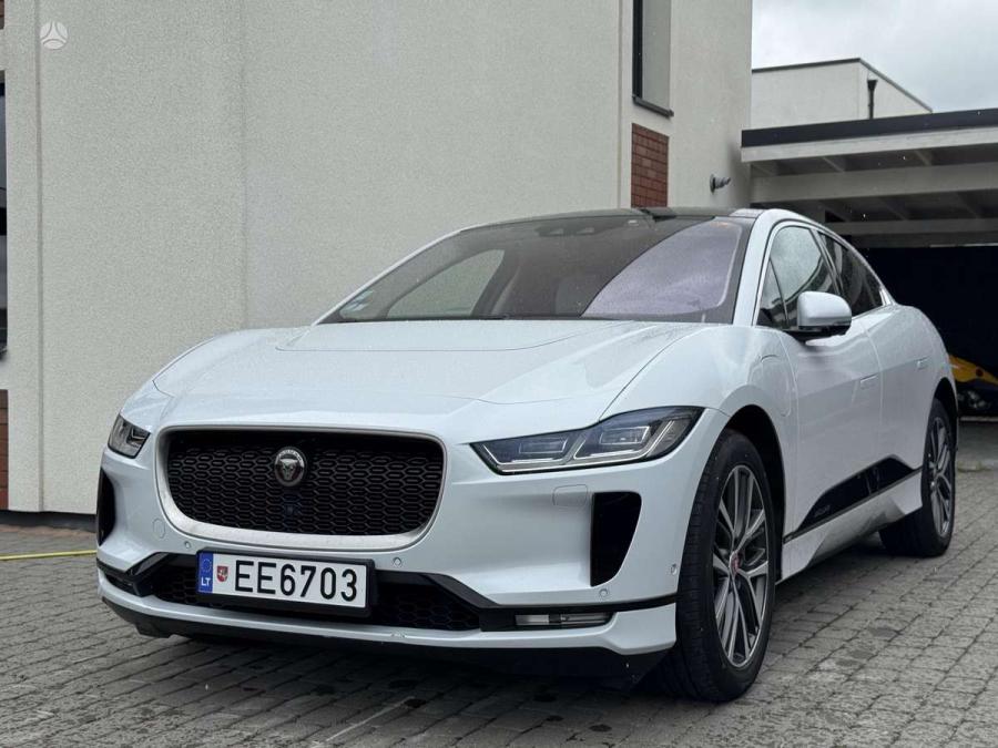 Balts Jaguar I-Pace 2019 Klaipėda, ar dzinēja tilpumu 0.00 L un nobraukumu 156 tūkst. km par 21500 €, foto 1 vietnē AUTOMOTO.COM.LV