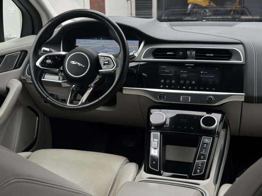 Balts Jaguar I-Pace 2019 Klaipėda, ar dzinēja tilpumu 0.00 L un nobraukumu 156 tūkst. km par 21500 €, foto 5 vietnē AUTOMOTO.COM.LV