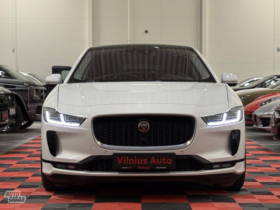 White Jaguar I-Pace 2020 in Vilnius, with an engine capacity of 0.00 L and mileage of 84 thousand km for 28500 €, photo 2 on AUTOMOTO.COM.LV