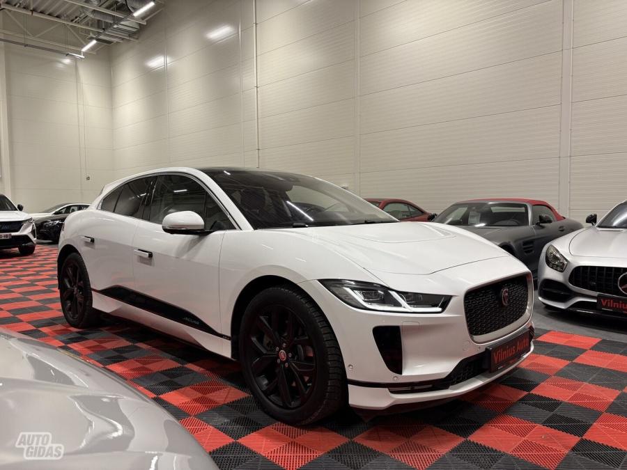 White Jaguar I-Pace 2020 in Vilnius, with an engine capacity of 0.00 L and mileage of 84 thousand km for 28500 €, photo 3 on AUTOMOTO.COM.LV