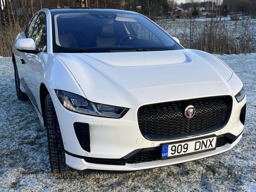 Белый Ягуар I-Pace 2020 в Таллин, объемом двигателя 0.00 л и пробегом 90 тыс. км за 21900 €, фото 1 на AUTOMOTO.COM.LV
