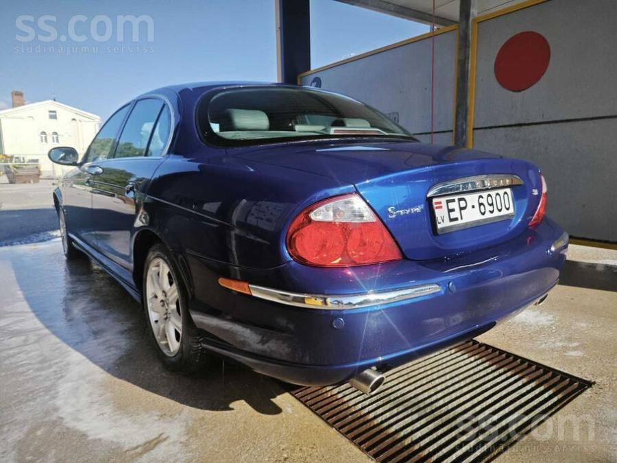 Zils Jaguar S-Type 2002 Liepāja, ar dzinēja tilpumu 3.00 L un nobraukumu 159 tūkst. km par 3000 €, foto 5 vietnē AUTOMOTO.COM.LV
