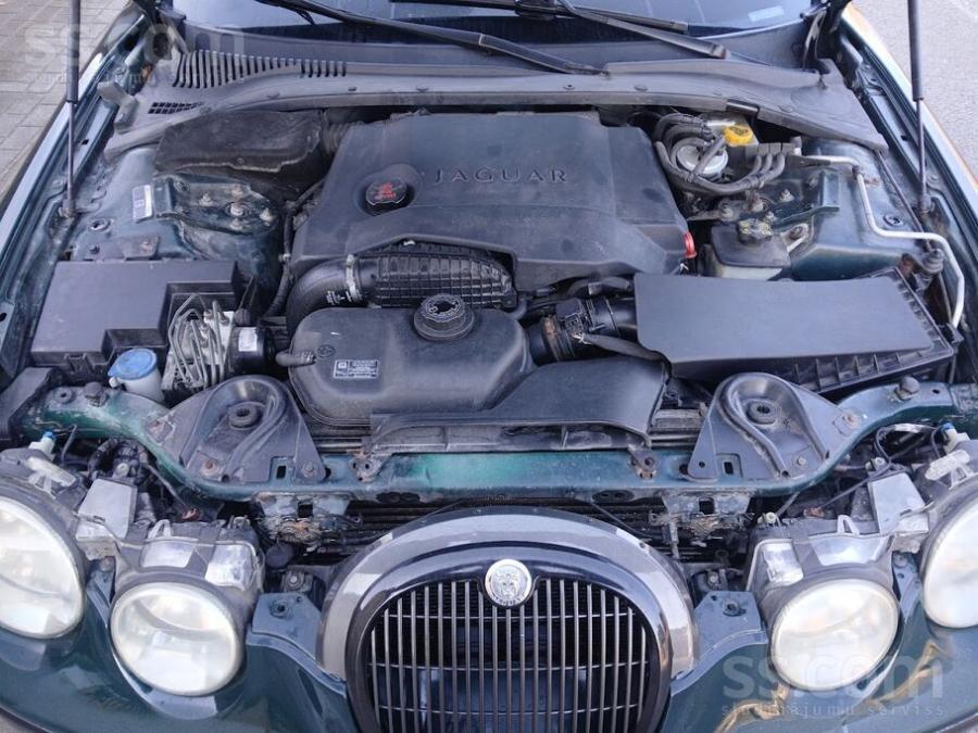 Zaļš Jaguar S-Type 2005 Liepāja, ar dzinēja tilpumu 2.70 L un nobraukumu 290 tūkst. km par 2150 €, foto 12 vietnē AUTOMOTO.COM.LV