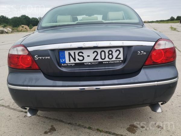 Grey Jaguar S-Type 2005 in Riga, with an engine capacity of 2.70 L and mileage of 0 thousand km for 2590 €, photo 6 on AUTOMOTO.COM.LV