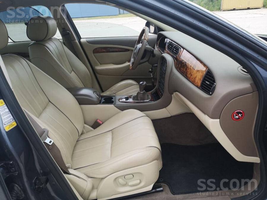 Pelēks Jaguar S-Type 2005 Rīga, ar dzinēja tilpumu 2.70 L un nobraukumu 0 tūkst. km par 2590 €, foto 21 vietnē AUTOMOTO.COM.LV