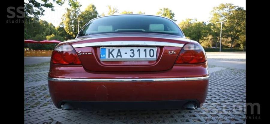 Sarkans Jaguar S-Type 2004 Rīga, ar dzinēja tilpumu 2.70 L un nobraukumu 297 tūkst. km par 1900 €, foto 3 vietnē AUTOMOTO.COM.LV