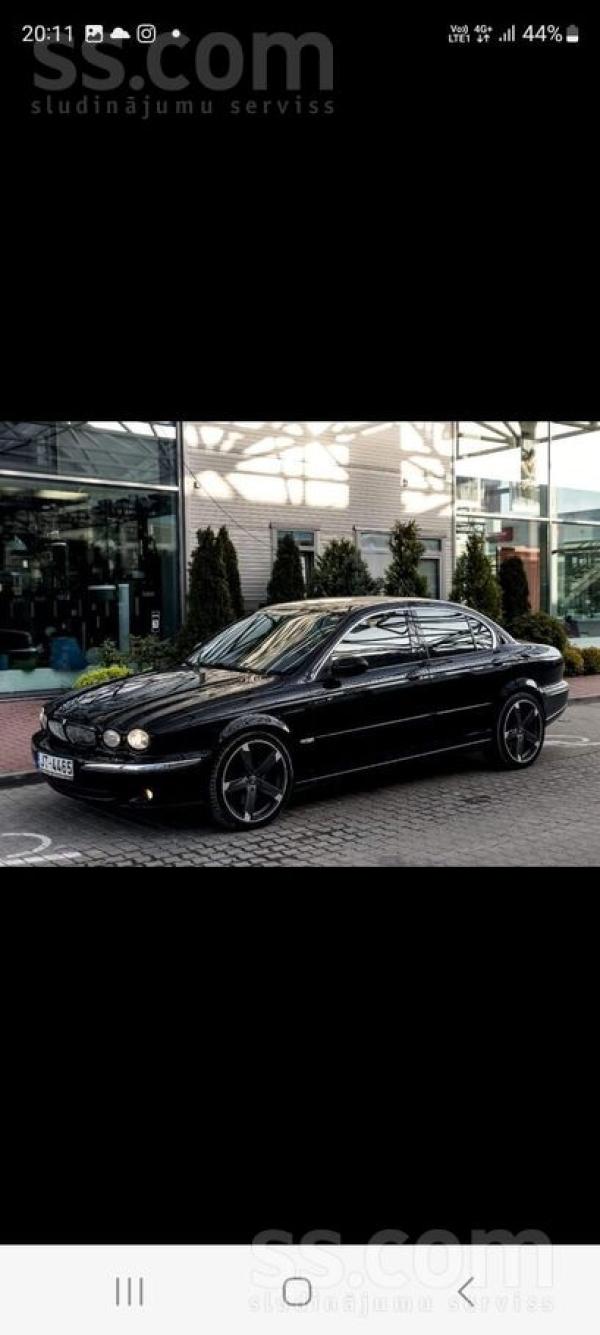 Melns Jaguar X-Type 2005 Rīga, ar dzinēja tilpumu 2.50 L un nobraukumu 168 tūkst. km par 1100 €, foto 1 vietnē AUTOMOTO.COM.LV