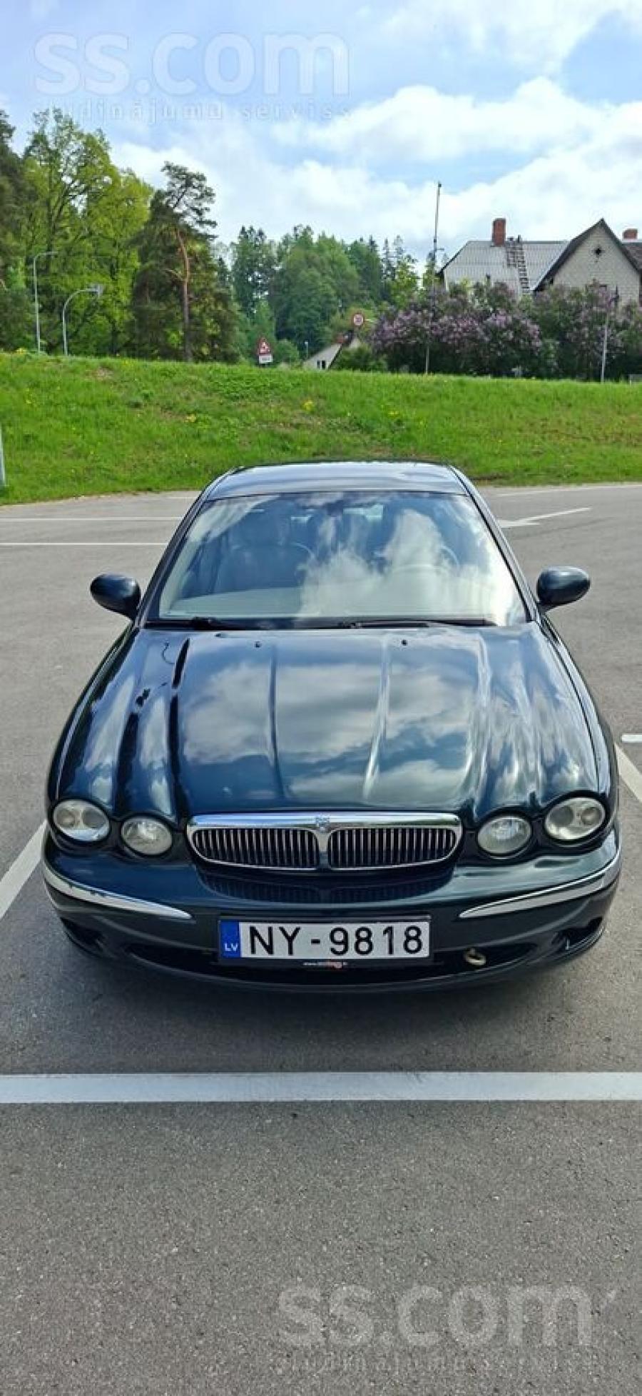 Зеленый Ягуар Х-Тайп 2002 в Алуксне, объемом двигателя 2.50 л и пробегом 270 тыс. км за 1650 €, фото 9 на AUTOMOTO.COM.LV