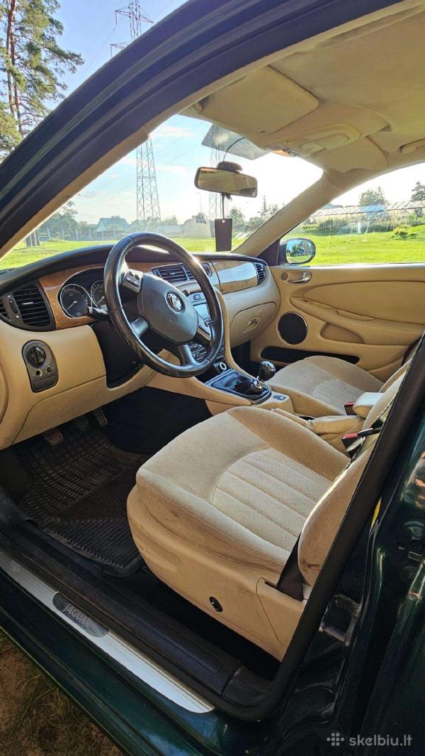 Zaļš Jaguar X-Type 2006 Kauņa, ar dzinēja tilpumu 2.00 L un nobraukumu 244 tūkst. km par 1200 €, foto 5 vietnē AUTOMOTO.COM.LV