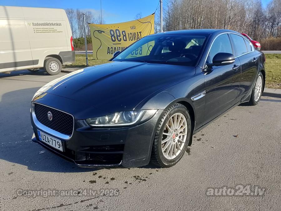 Black Jaguar XE 2015 in Keila, with an engine capacity of 2.00 L and mileage of 262 thousand km for 6900 €, photo 4 on AUTOMOTO.COM.LV