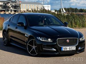 Black Jaguar XE 2016 in Riga, with an engine capacity of 2.00 L and mileage of 263 thousand km for 9200 €, photo  on AUTOMOTO.COM.LV