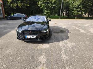 Black Jaguar XE 2017 in Birzai, with an engine capacity of 2.00 L and mileage of 108 thousand km for 11500 €, photo  on AUTOMOTO.COM.LV