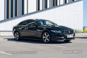 Melns Jaguar XE 2019 Tallina, ar dzinēja tilpumu 2.00 L un nobraukumu 140 tūkst. km par 22899 €, foto  vietnē AUTOMOTO.COM.LV