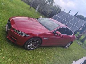 Red Jaguar XE 2016 in Vilnius, with an engine capacity of 2.00 L and mileage of 168 thousand km for 7700 €, photo  on AUTOMOTO.COM.LV