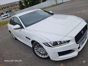 White Jaguar XE 2016 in Jonava, with an engine capacity of 2.00 L and mileage of 102 thousand km for 2999 €, photo  on AUTOMOTO.COM.LV