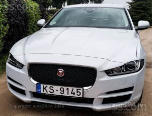 White Jaguar XE 2017 in Riga, with an engine capacity of 2.00 L and mileage of 145 thousand km for 9500 €, photo 10 on AUTOMOTO.COM.LV
