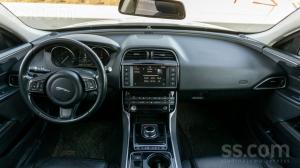 White Jaguar XE 2017 in Riga, with an engine capacity of 2.00 L and mileage of 158 thousand km for 8190 €, photo 12 on AUTOMOTO.COM.LV