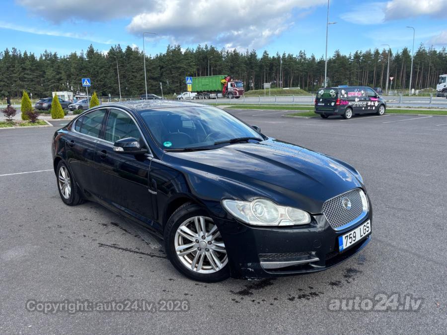 Black Jaguar XF 2008 in Tallinn, with an engine capacity of 2.70 L and mileage of 258 thousand km for 2999 €, photo 1 on AUTOMOTO.COM.LV
