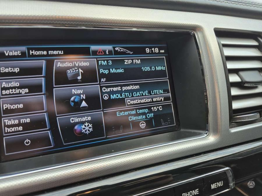 Melns Jaguar XF 2012 Utena, ar dzinēja tilpumu 2.18 L un nobraukumu 274 tūkst. km par 3990 €, foto 16 vietnē AUTOMOTO.COM.LV