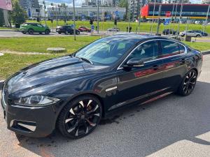Black Jaguar XF 2012 in Vilnius, with an engine capacity of 2.99 L and mileage of 190 thousand km for 10000 €, photo  on AUTOMOTO.COM.LV