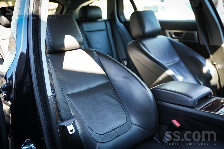 Black Jaguar XF 2014 in Riga, with an engine capacity of 2.20 L and mileage of 277 thousand km for 6990 €, photo 12 on AUTOMOTO.COM.LV