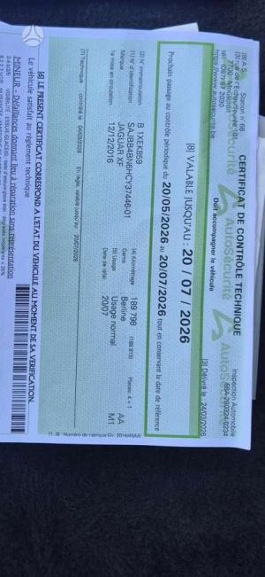 Melns Jaguar XF 2016 Tauragė, ar dzinēja tilpumu 2.00 L un nobraukumu 192 tūkst. km par 9400 €, foto 22 vietnē AUTOMOTO.COM.LV