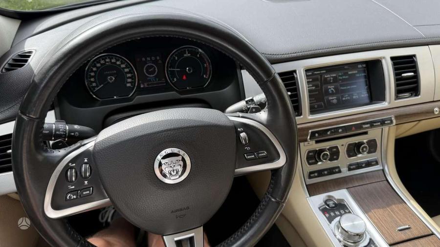 Melns Jaguar XF 2013 Kauņa, ar dzinēja tilpumu 2.18 L un nobraukumu 290 tūkst. km par 5800 €, foto 20 vietnē AUTOMOTO.COM.LV