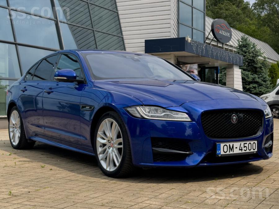 Zils Jaguar XF 2016 Daugavpils, ar dzinēja tilpumu 2.00 L un nobraukumu 143 tūkst. km par 14650 €, foto 1 vietnē AUTOMOTO.COM.LV