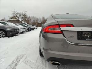 Brown Jaguar XF 2010 in Vilnius, with an engine capacity of 2.99 L and mileage of 306 thousand km for 3750 €, photo 7 on AUTOMOTO.COM.LV