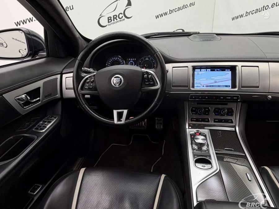 Green Jaguar XF 2013 in Vilnius, with an engine capacity of 3.00 L and mileage of 262 thousand km for 9900 €, photo 15 on AUTOMOTO.COM.LV
