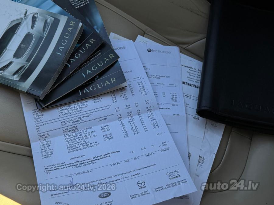 Grey Jaguar XF 2012 in Tallinn, with an engine capacity of 2.20 L and mileage of 226 thousand km for 5990 €, photo 22 on AUTOMOTO.COM.LV