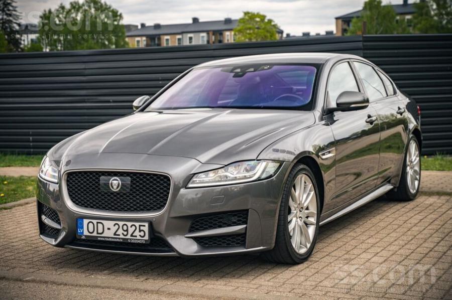 Grey Jaguar XF 2015 in Riga, with an engine capacity of 2.00 L and mileage of 0 thousand km for 7990 €, photo 1 on AUTOMOTO.COM.LV