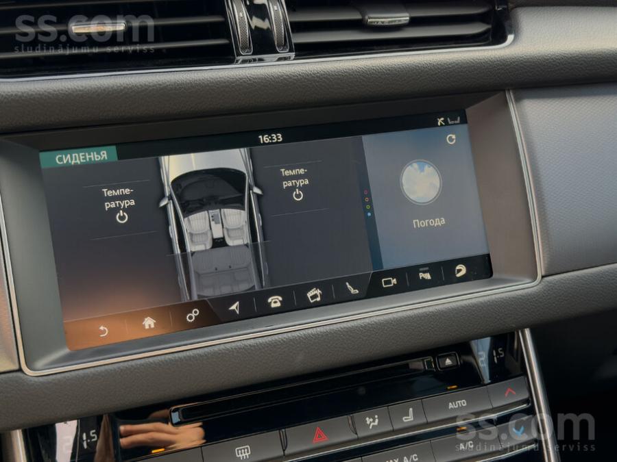 Pelēks Jaguar XF 2016 Daugavpils, ar dzinēja tilpumu 3.00 L un nobraukumu 105 tūkst. km par 17500 €, foto 13 vietnē AUTOMOTO.COM.LV