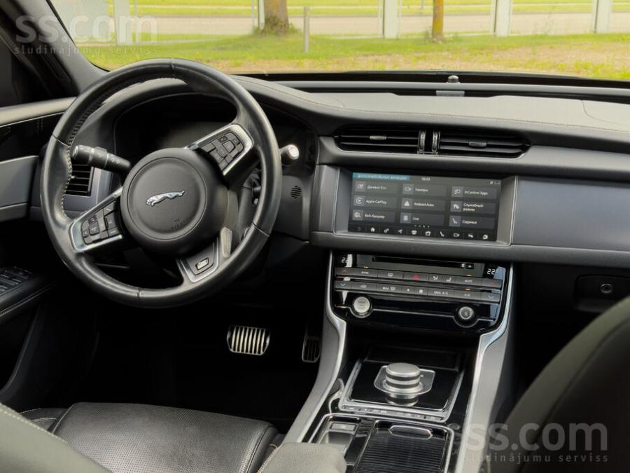 Pelēks Jaguar XF 2016 Daugavpils, ar dzinēja tilpumu 3.00 L un nobraukumu 105 tūkst. km par 17500 €, foto 23 vietnē AUTOMOTO.COM.LV