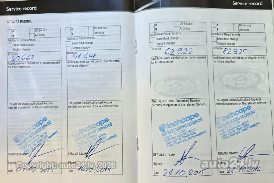 Красный Ягуар ХФ 2012 в Таллин, объемом двигателя 2.20 л и пробегом 188 тыс. км за 8800 €, фото 17 на AUTOMOTO.COM.LV