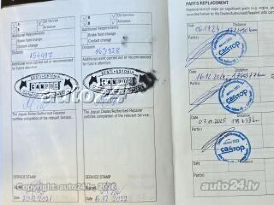 Красный Ягуар ХФ 2012 в Таллин, объемом двигателя 2.20 л и пробегом 188 тыс. км за 8800 €, фото 19 на AUTOMOTO.COM.LV