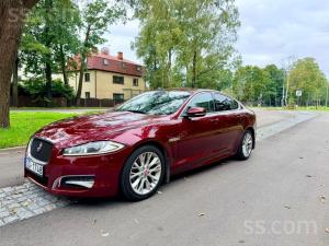 Sarkans Jaguar XF 2015 Rīga, ar dzinēja tilpumu 2.20 L un nobraukumu 294 tūkst. km par 7600 €, foto  vietnē AUTOMOTO.COM.LV