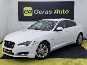 White Jaguar XF 2012 in Vilnius, with an engine capacity of 2.18 L and mileage of 287 thousand km for 7990 €, photo  on AUTOMOTO.COM.LV