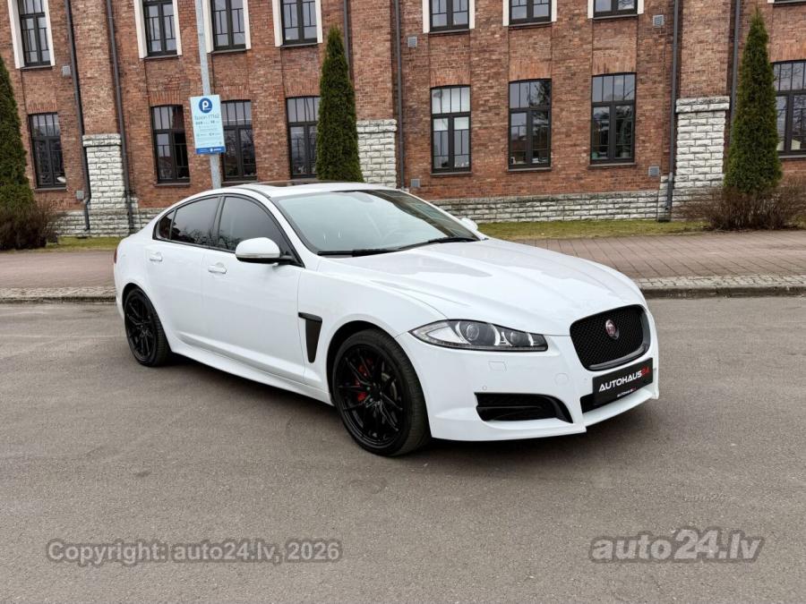 White Jaguar XF 2014 in Tallinn, with an engine capacity of 3.00 L and mileage of 143 thousand km for 12900 €, photo 1 on AUTOMOTO.COM.LV