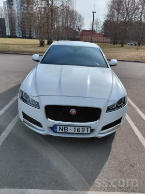 White Jaguar XF 2019 in Riga, with an engine capacity of 2.00 L and mileage of 60 thousand km for 16200 €, photo 3 on AUTOMOTO.COM.LV