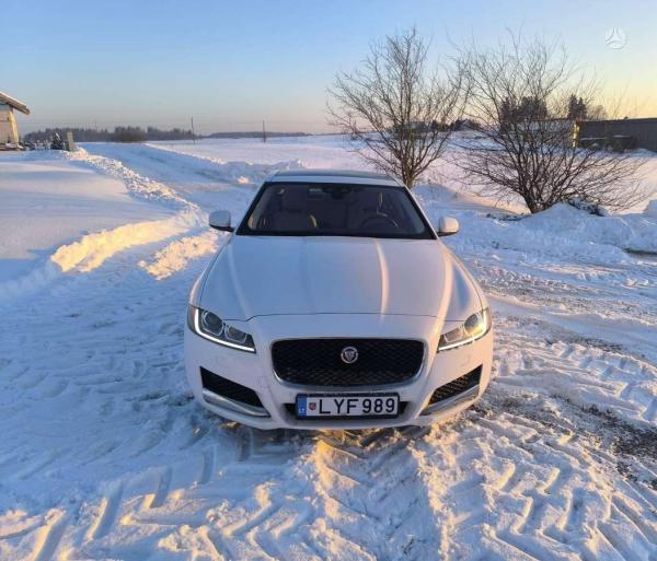 White Jaguar XF 2020 in Siauliai, with an engine capacity of 2.00 L and mileage of 25 thousand km for 21900 €, photo 2 on AUTOMOTO.COM.LV