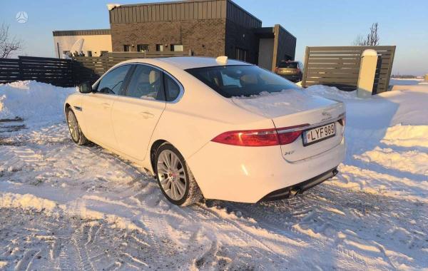 White Jaguar XF 2020 in Siauliai, with an engine capacity of 2.00 L and mileage of 25 thousand km for 21900 €, photo 4 on AUTOMOTO.COM.LV