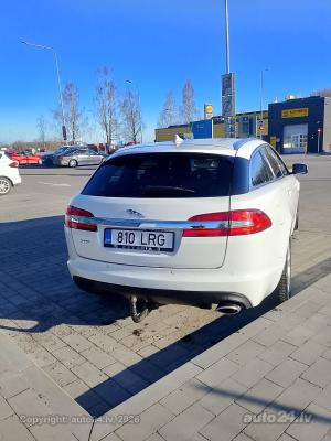 White Jaguar XF 2013 in Tallinn, with an engine capacity of 2.20 L and mileage of 0 thousand km for 7600 €, photo 9 on AUTOMOTO.COM.LV