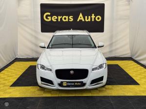 White Jaguar XF 2018 in Vilnius, with an engine capacity of 2.00 L and mileage of 242 thousand km for 7990 €, photo 7 on AUTOMOTO.COM.LV