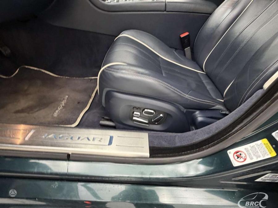 Green Jaguar XJ 2014 in Vilnius, with an engine capacity of 3.00 L and mileage of 153 thousand km for 11900 €, photo 28 on AUTOMOTO.COM.LV