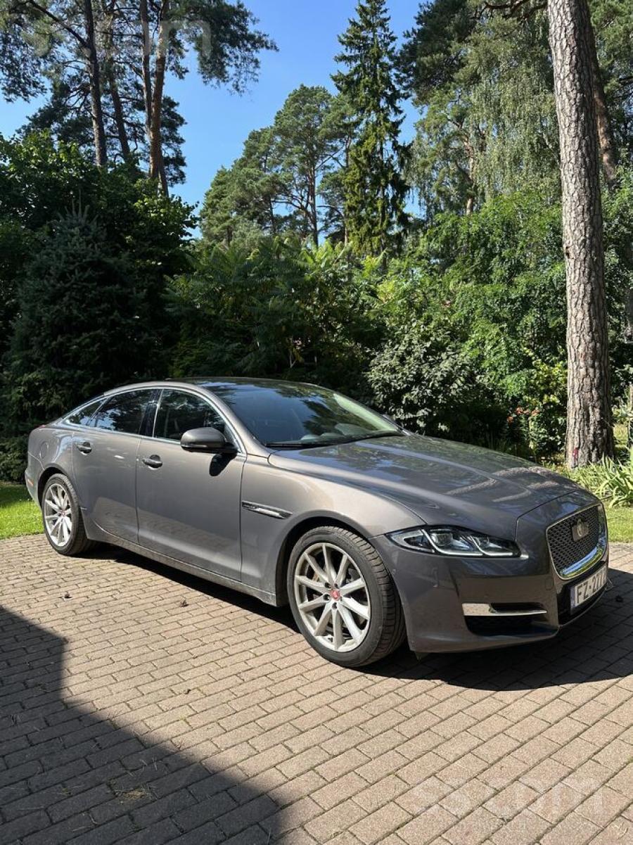 Grey Jaguar XJ 2017 in Riga, with an engine capacity of 3.00 L and mileage of 77 thousand km for 19500 €, photo 3 on AUTOMOTO.COM.LV
