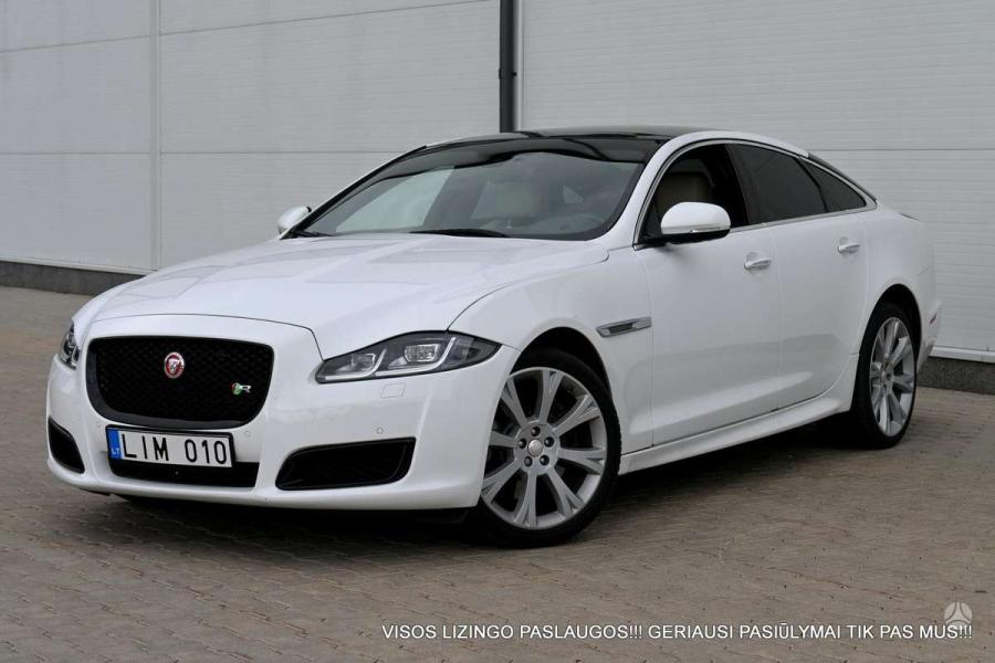 White Jaguar XJ 2015 in Kretinga, with an engine capacity of 3.00 L and mileage of 120 thousand km for 12699 €, photo 3 on AUTOMOTO.COM.LV