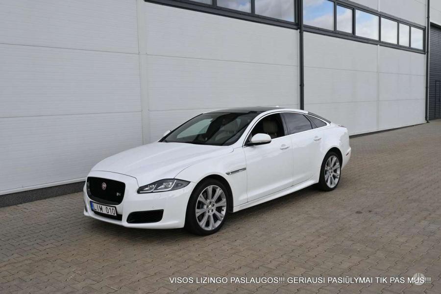 White Jaguar XJ 2015 in Kretinga, with an engine capacity of 3.00 L and mileage of 120 thousand km for 12699 €, photo 16 on AUTOMOTO.COM.LV